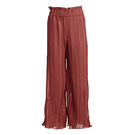 HIGH WAIST PLEATED SEMI TRANSPARENT PANTS- Sugarfreeshops.com