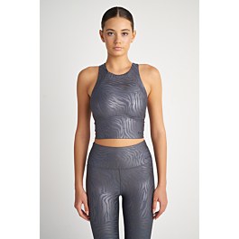 ΚΟΝΤΟ ΤΟΠ / ΜΠΟΥΣΤΑΚΙ ΓΥΜΝΑΣΤΙΚΗΣ ΜΕ ΖΕΒΡΕ ΤΥΠΩΜΑ- Sugarfreeshops.com
