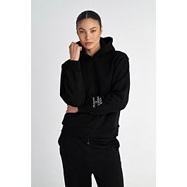 ΒΑΜΒΑΚΕΡΗ OVERSIZED ΦΟΥΤΕΡ ΜΠΛΟΥΖΑ ΜΕ ΚΟΥΚΟΥΛΑ ΚΑΙ ΦΛΙΣ ΕΠΕΝΔΥΣΗ ...